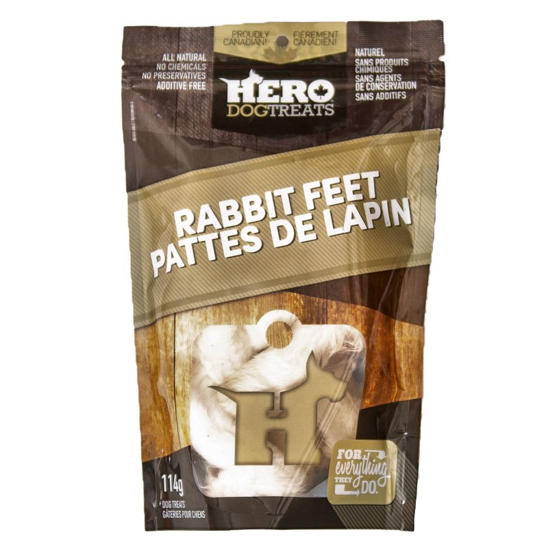 Rabbit Feet - 114G - Hero Dog Treats